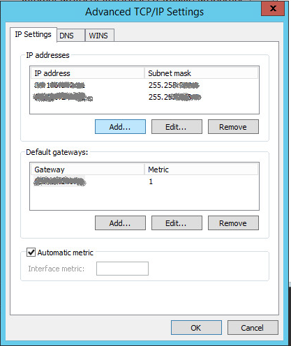Creating a sub-interface in Windows Server 2012 and 2016